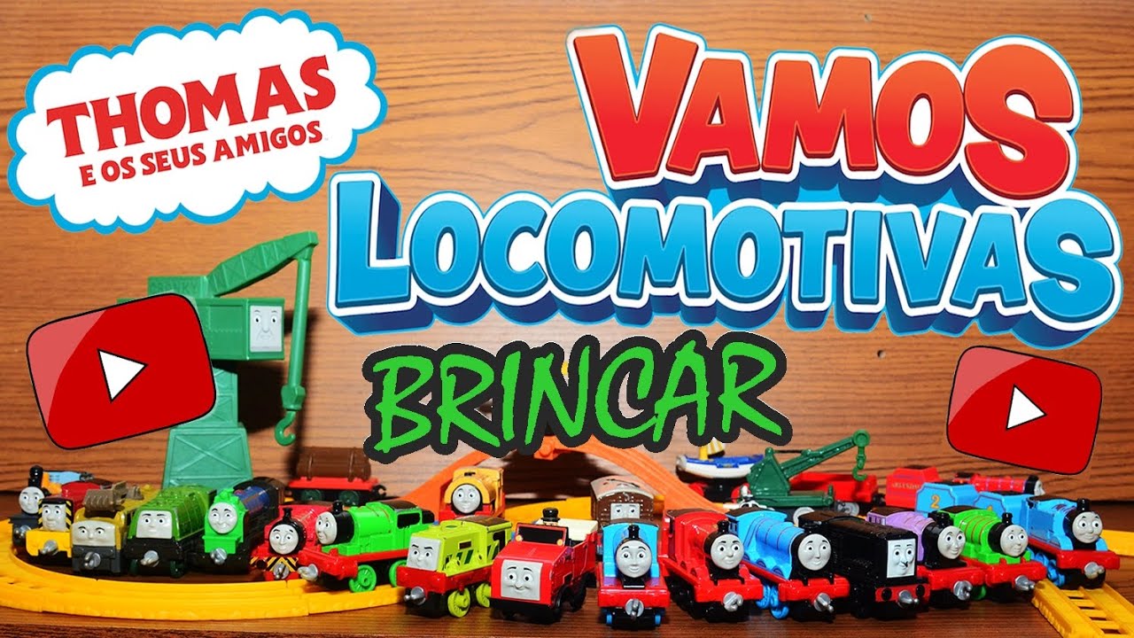 THOMAS E SEUS AMIGOS/ LOCOMOTIVAS ANDANDO PELOS TRILHOS - YouTube