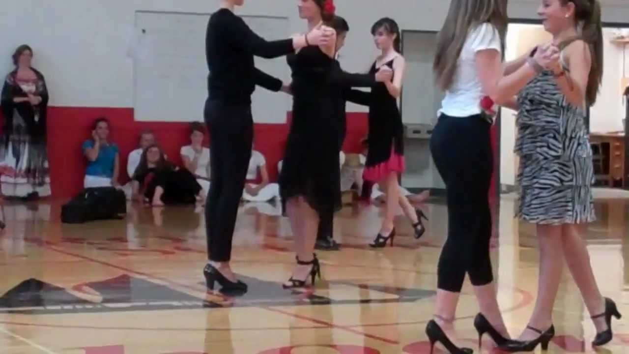 2012 Eighth Grade Tango - Abby and Erin - YouTube