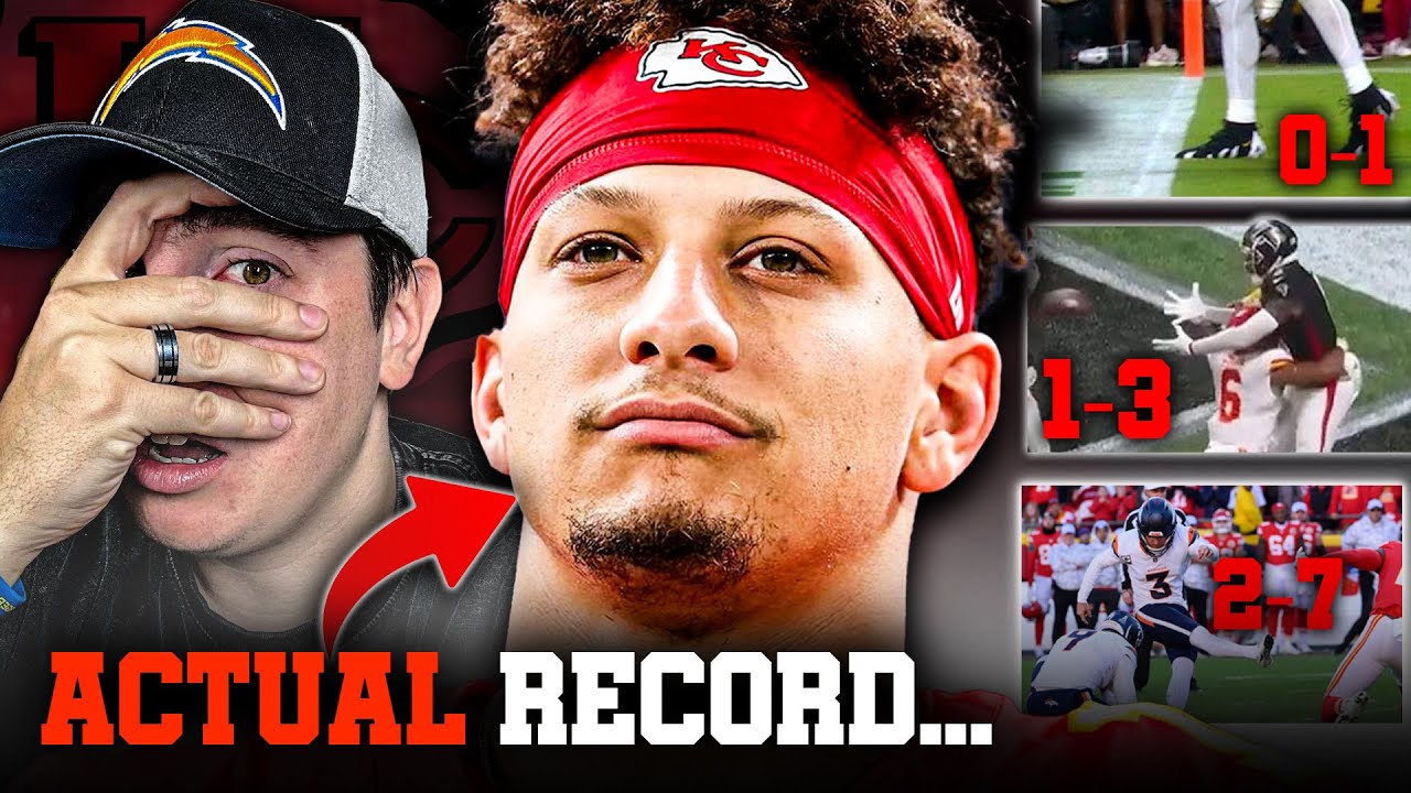 Kansas City Chiefs record WITHOUT LUCK! Everytime Patrick Mahomes SAVED ...
