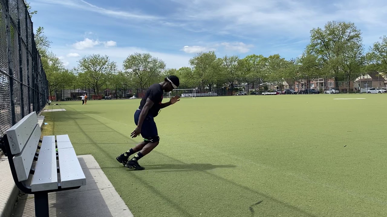 Depth Jump to Split Jump to Sprint - YouTube