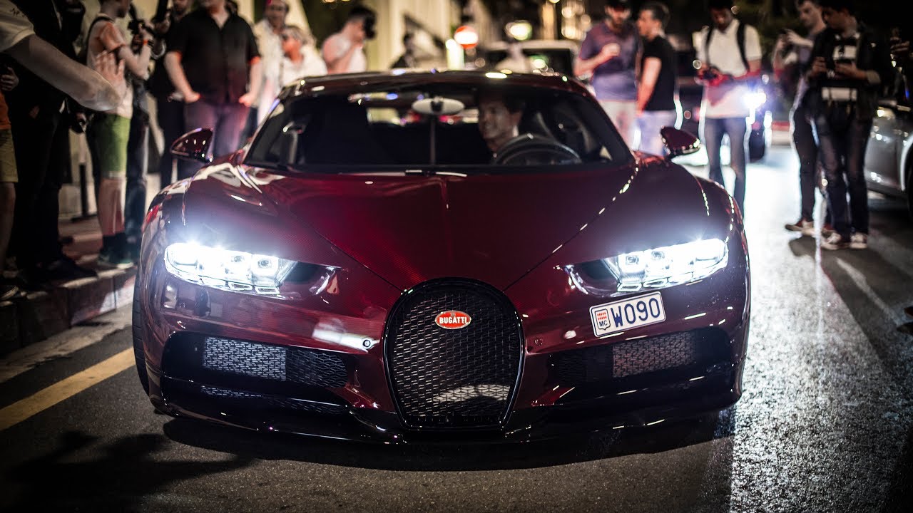RED CARBON 1500 HP Bugatti Chiron in Monaco! - YouTube