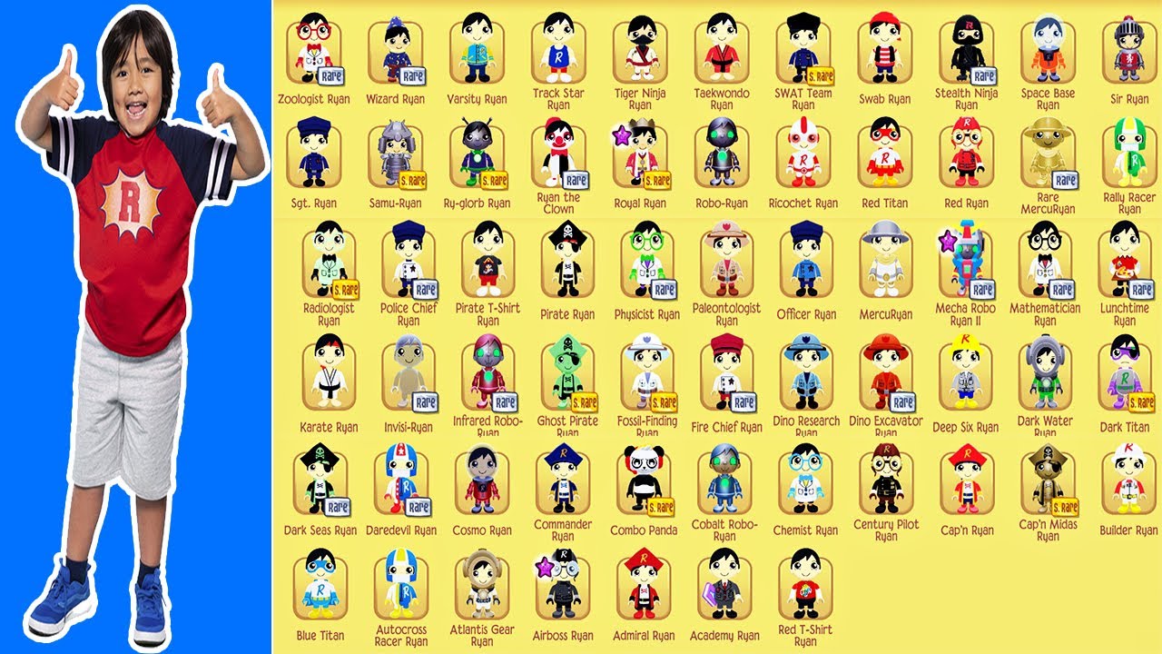 Tag with Ryan - All 62 Characters Unlocked Walthrough Gameplay ( ios ...