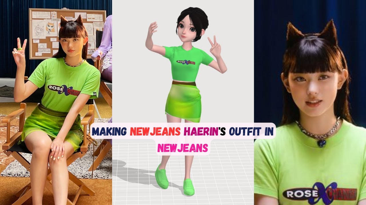 Making NWJNS Haerin's outfit in Newjeans | Newjeans | Haerin | k ...