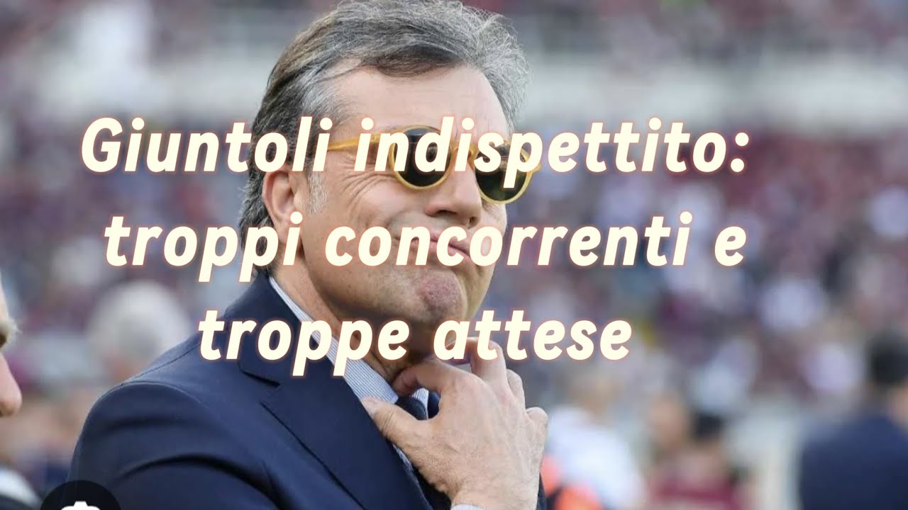 Giuntoli indispettito: troppi concorrenti e troppe attese - YouTube