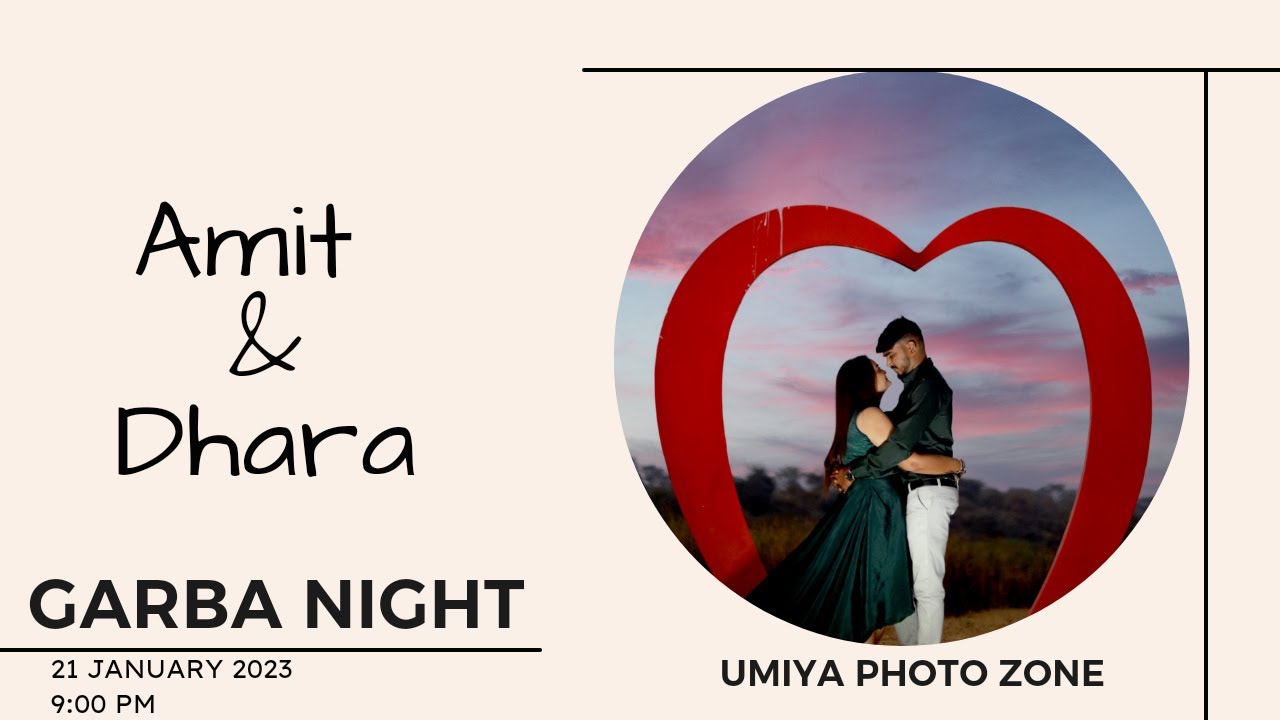 Amit X Dhara II Garba Ceremony II Twinkal Nadiya - YouTube