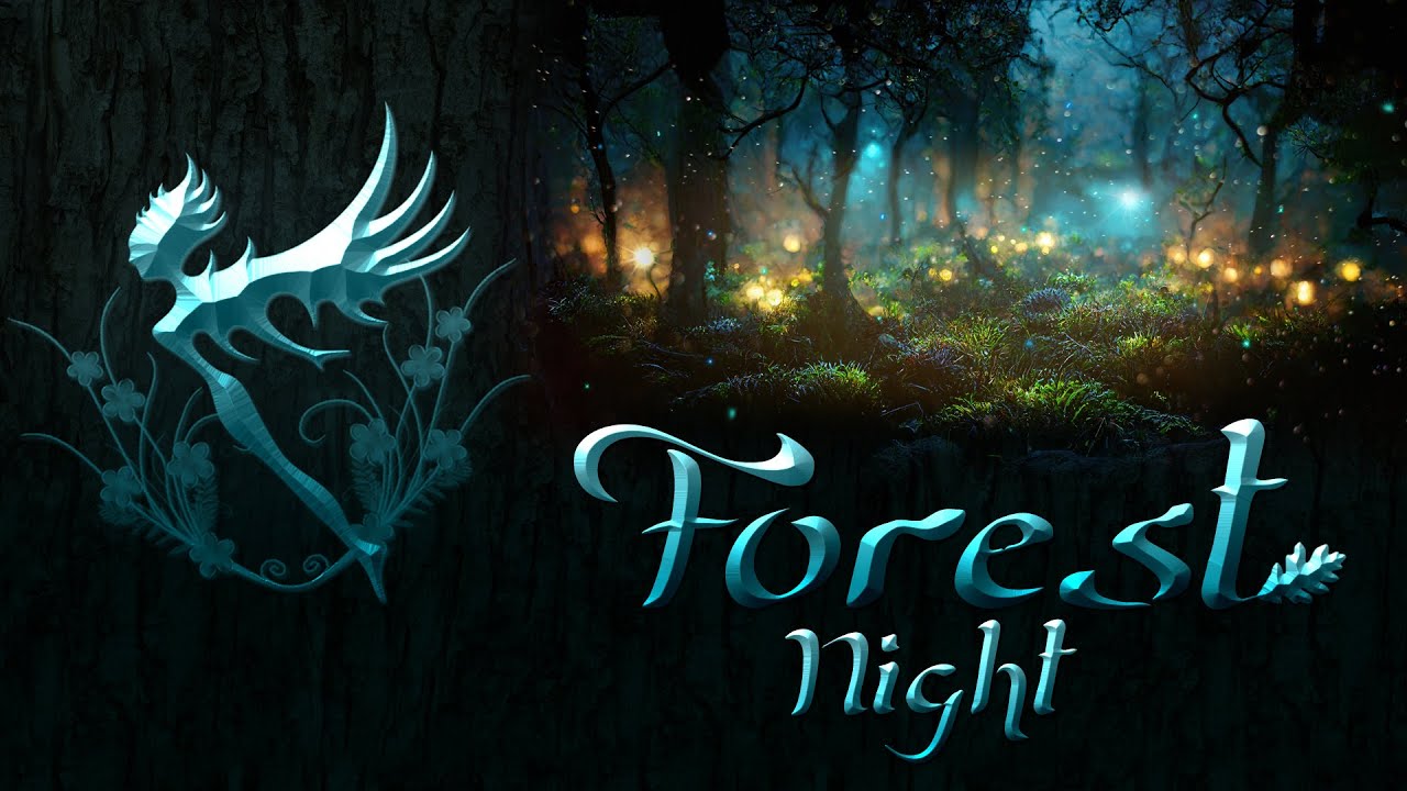 Relaxing Fantasy Music Instrumental - Forest Night - YouTube