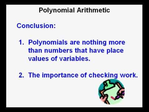 Algebra 2 Course Lesson 2 Polynomial Arithmetic - YouTube