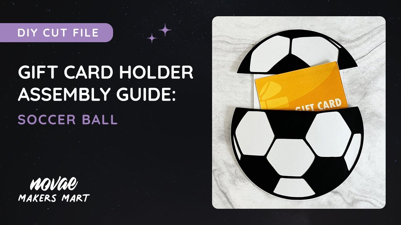Soccer Gift Card Holder Template | DIY Soccer Gift Card - YouTube