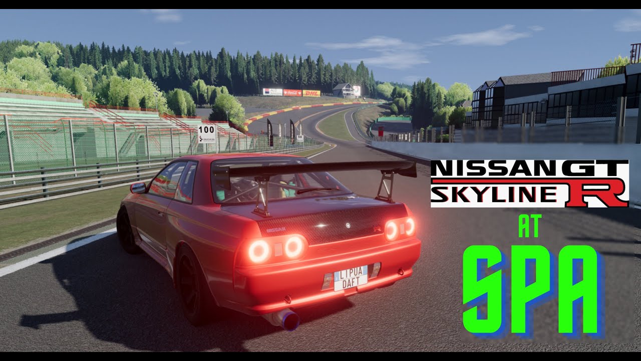 Nissan Skyline GTR at SPA Franchorchamps in #beamngdrive #4k - YouTube