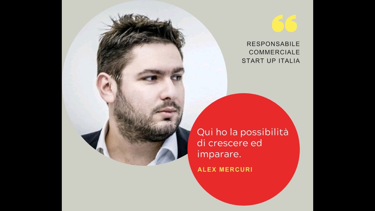 I volti di Start Up Italia e delle aziende Partner - Alex Mercuri - YouTube