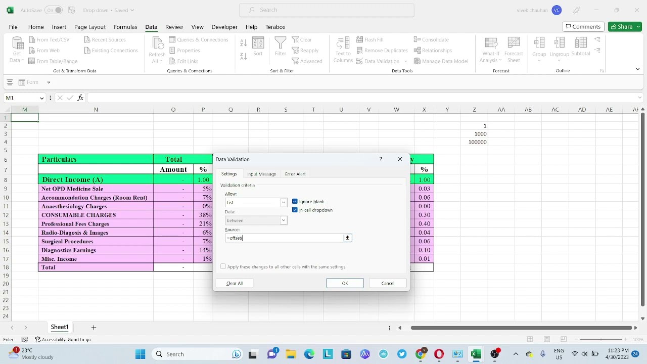 How To Put Dropdown In Excel Through Data Validation And Use In How To Put Dropdown In Excel Through Data Validation And Use In