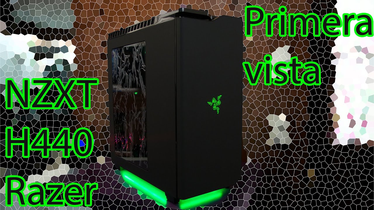 Primera Vista Gabinete Caja Case NZXT H440 Razer Edition - YouTube