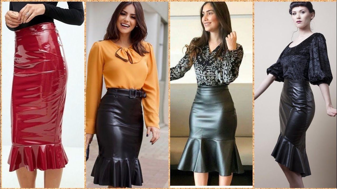 Extraordinary beautiful leather mermaid skirts designs/how to style ...