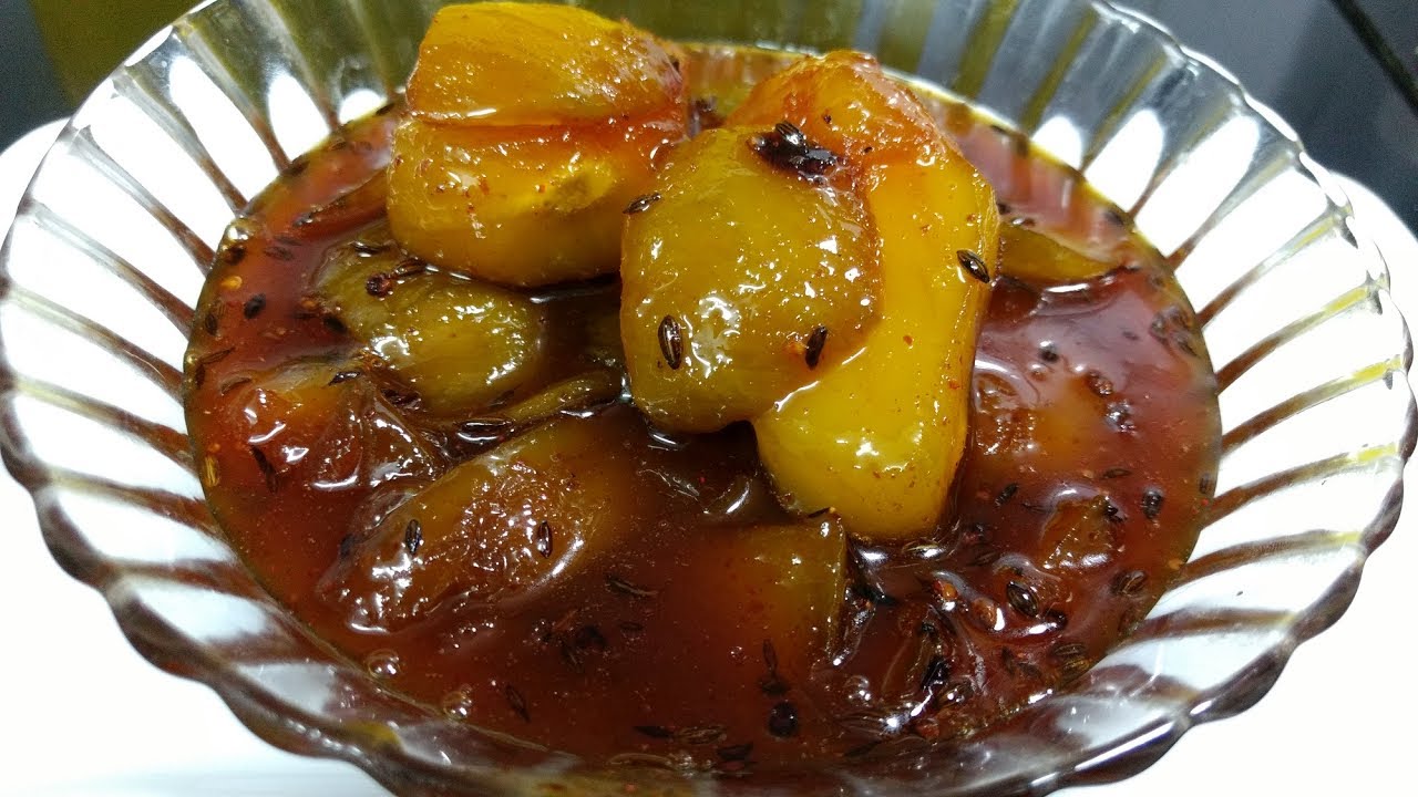 Khatta Meetha Mango Pickle || Aam ka Sirka recipe || - YouTube