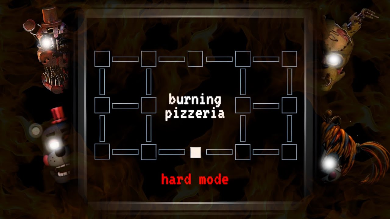 Burning Pizzeria Hard Mode Clear | FFPS CN - YouTube
