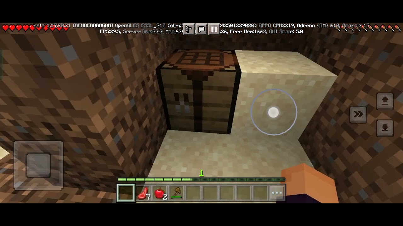 playing a Minecraft in mobile - YouTube