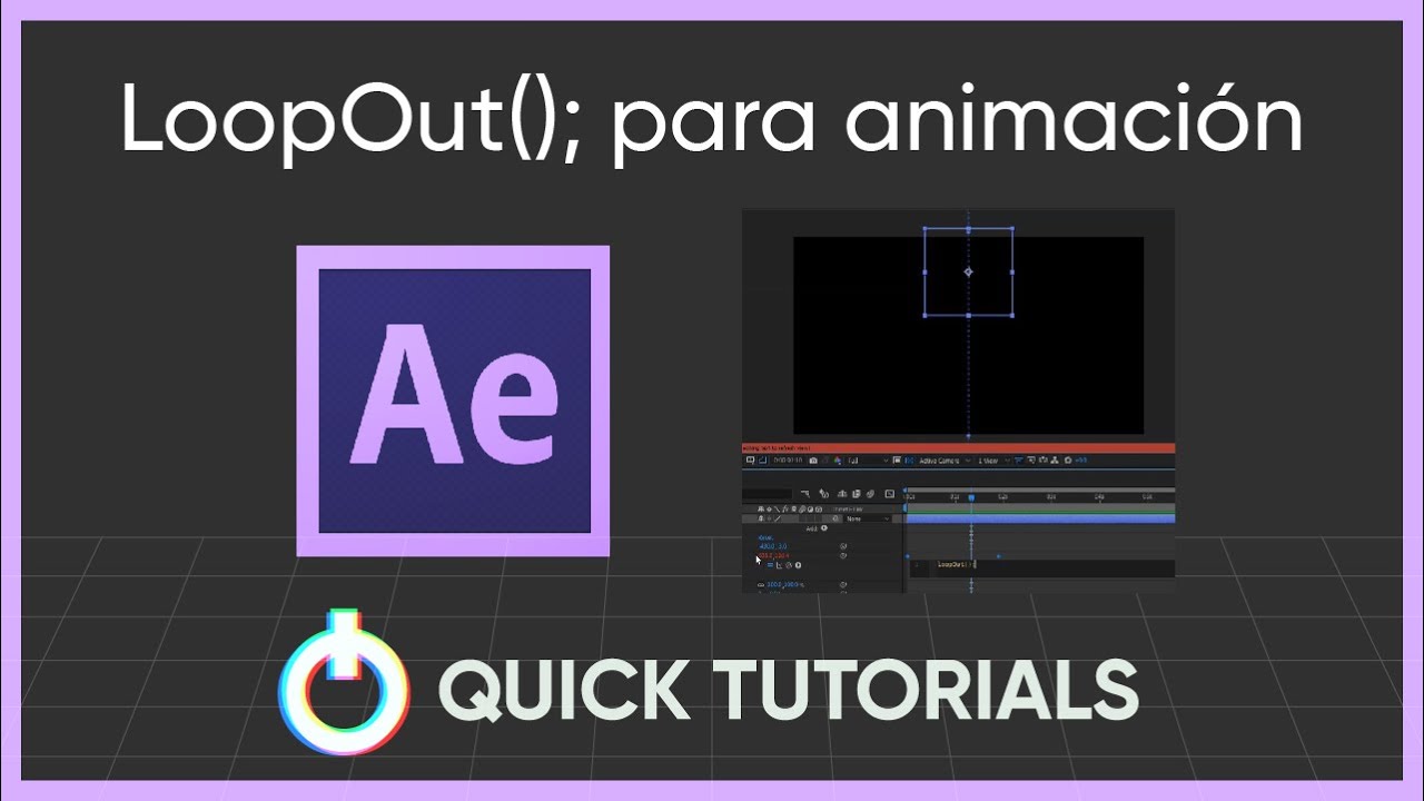 LoopOUT() Como hacer un loop en una animación en after effects con expresiones LoopOut(); - YouTube