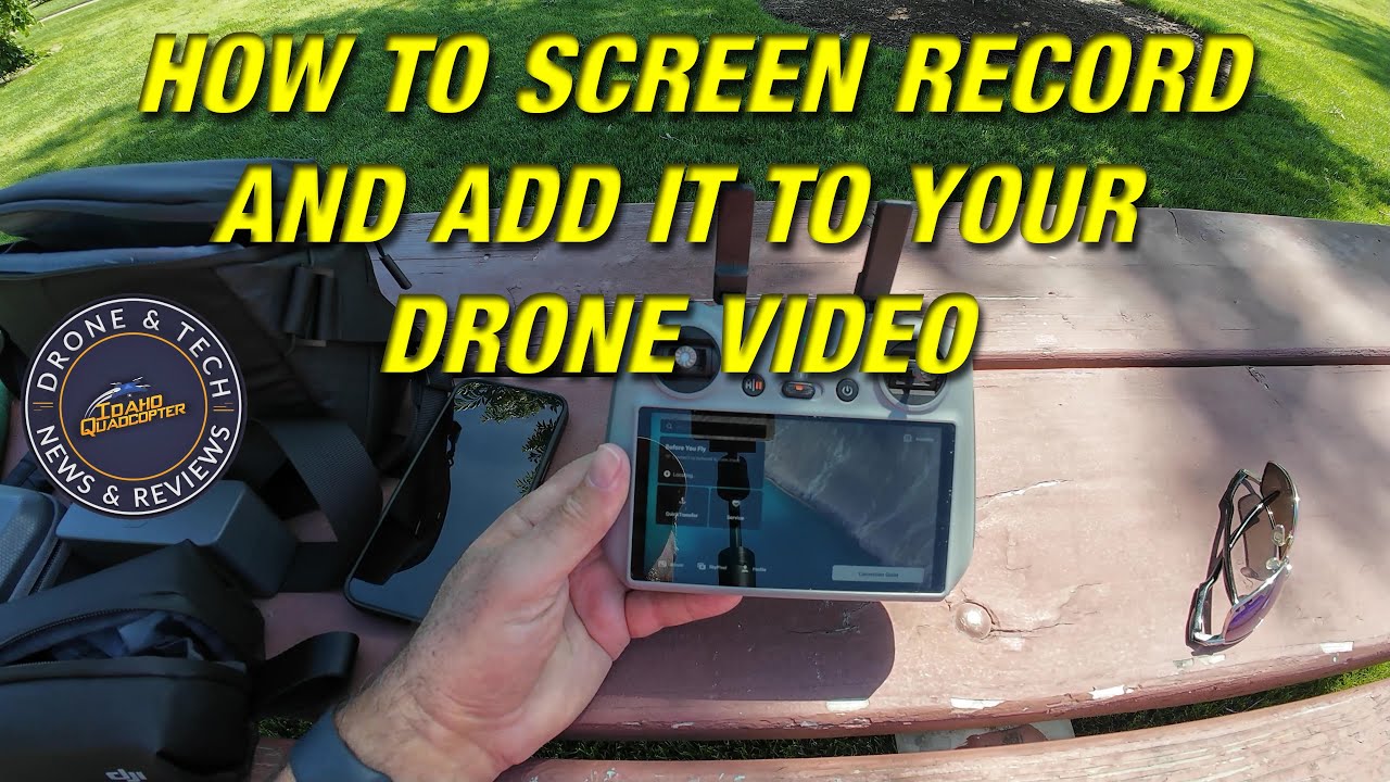How to record your FPV screen and add it to your drone video. - YouTube