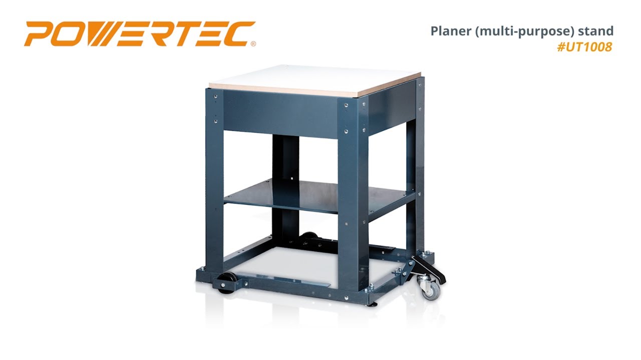 Multi-Purpose Planer Table Stand with Wheels - POWERTEC UT1008 ...
