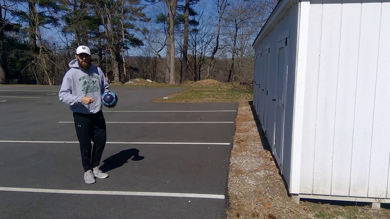 overhead soccer ball throw - YouTube