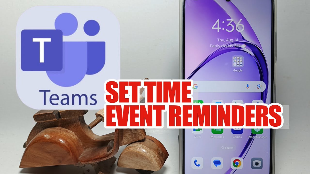 How To Set Time Event Reminders In Microsoft Teams - YouTube