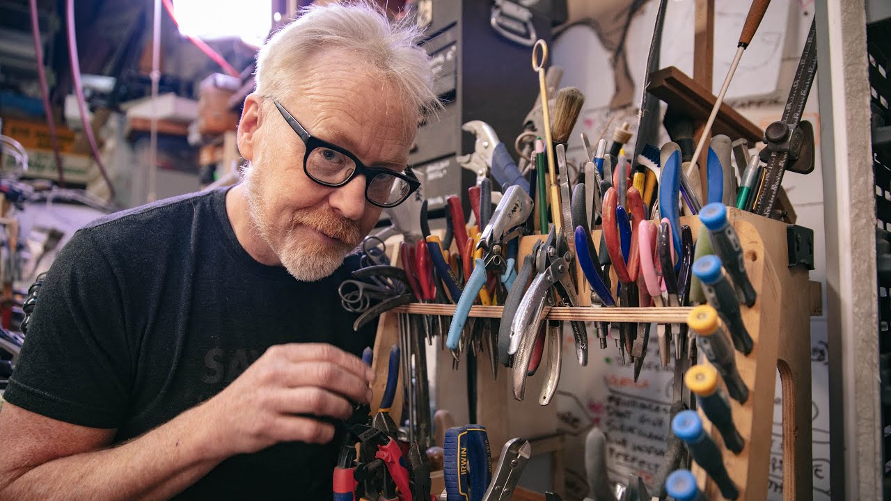 Adam Savage in Real-Time: Tool Rack Organization - YouTube