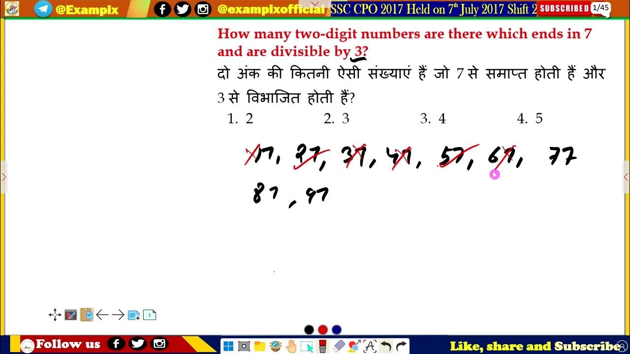 How many two-digit numbers are there which ends in 7 and are divisible ...
