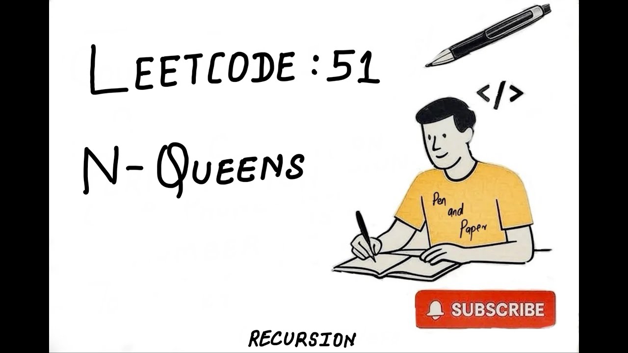 Leetcode 51 | N-Queens | Backtracking | Easy Explanation - YouTube
