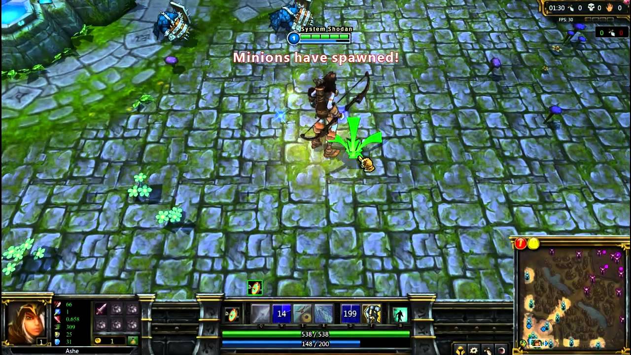 League of Legends - Woad Ashe - YouTube