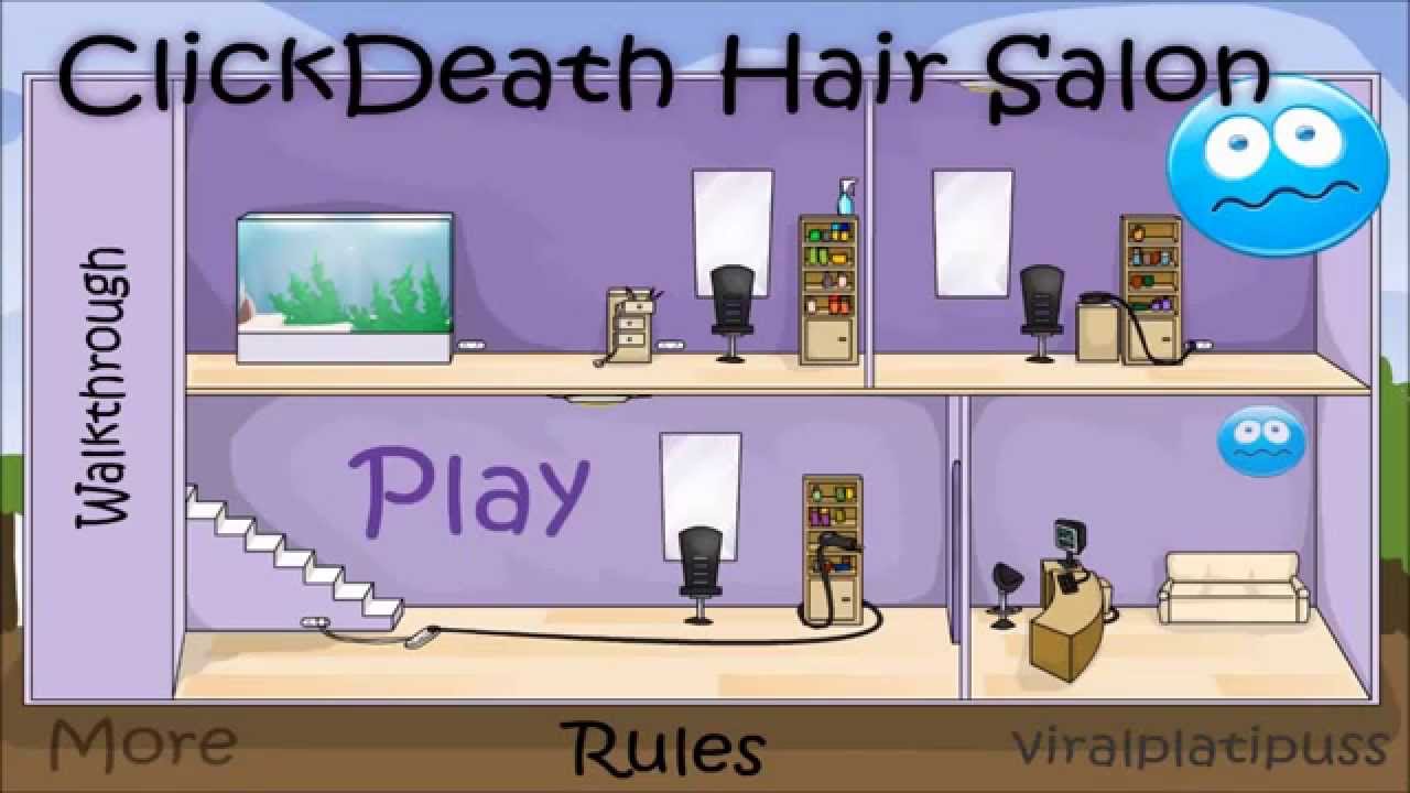 Click Death Hair Salon Stickman Walkthrough - YouTube