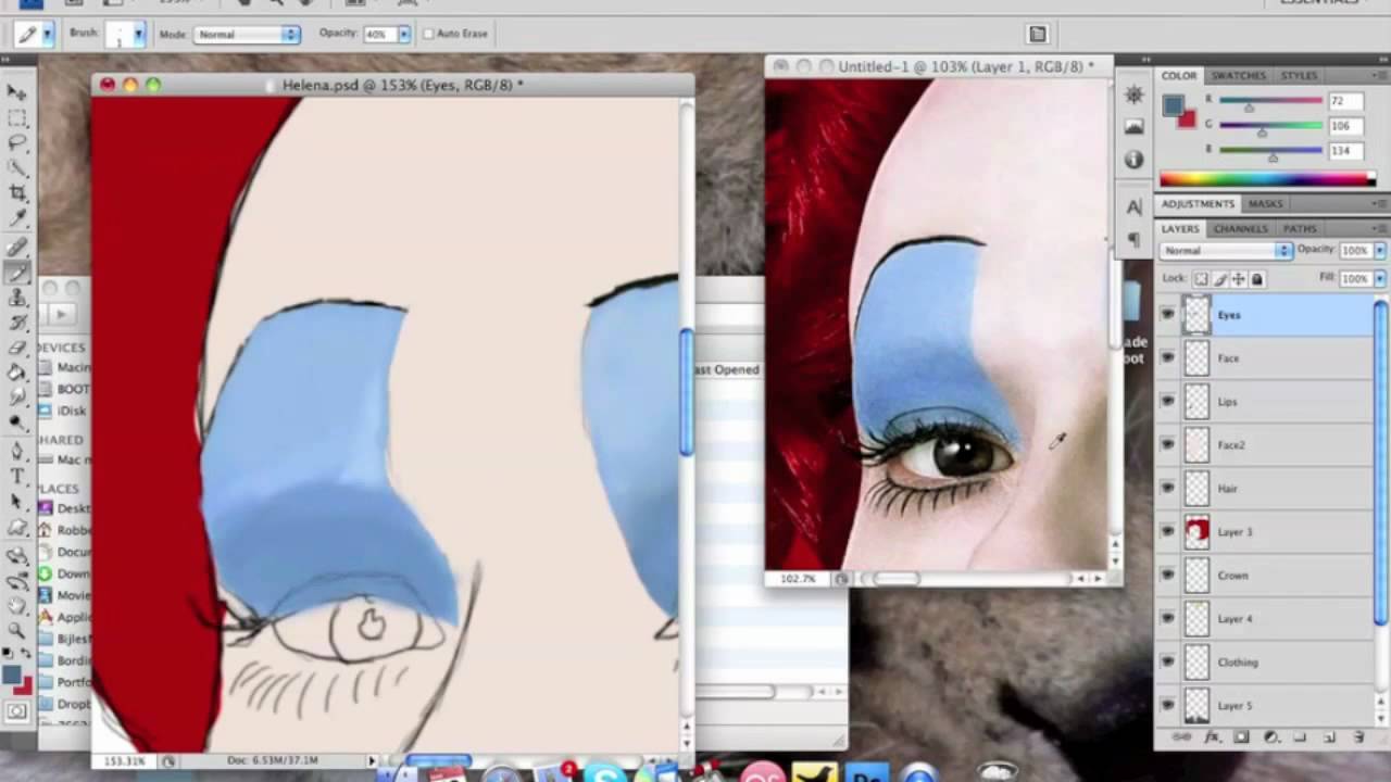 Helena Bonham Carter / Queen of Hearts quick draw - YouTube