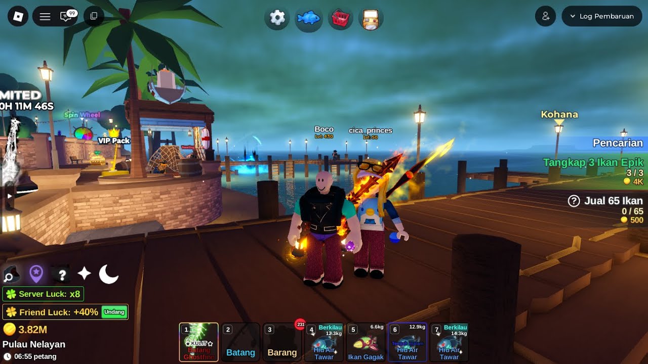 MISI ELEMENTAL ROD HARI KE 8 ROBLOX FISH IT BARENG BOCAH OMPOL - YouTube