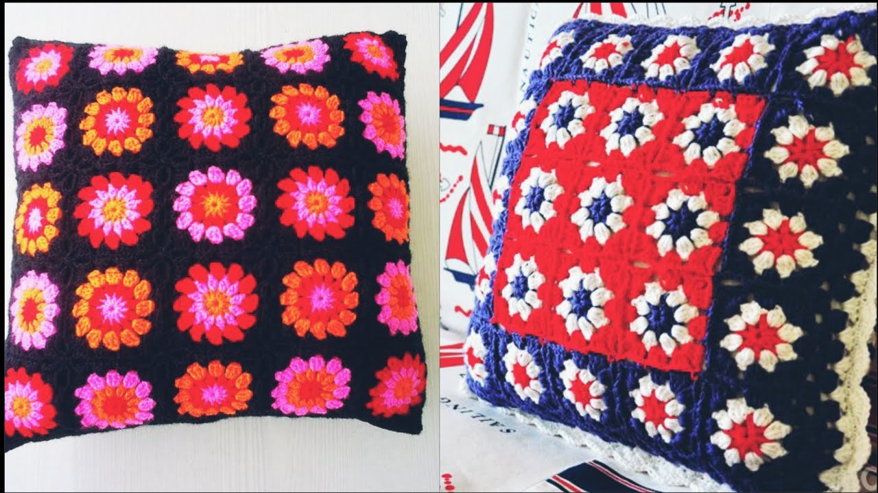 Latest Very Creative And Impressive Crochet Cushion Cover Crochet - YouTube