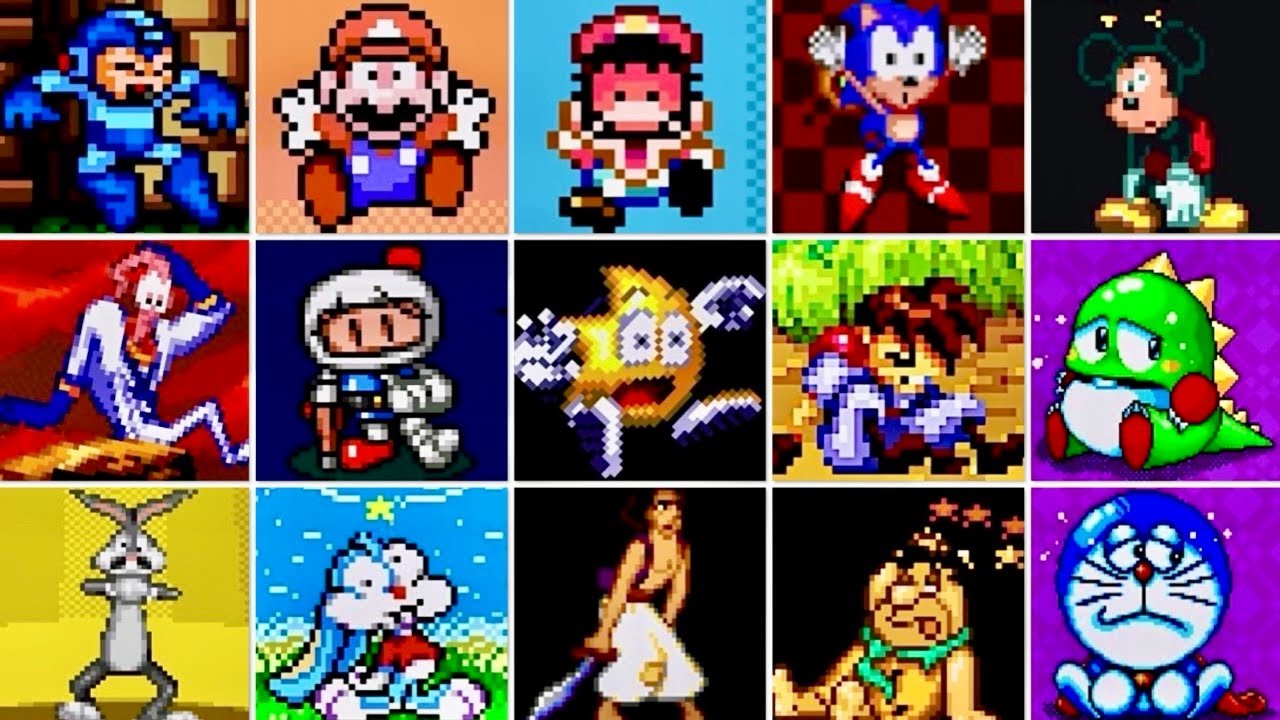 Tons of SEGA Genesis Ports Animations & GAME OVER Screens - YouTube