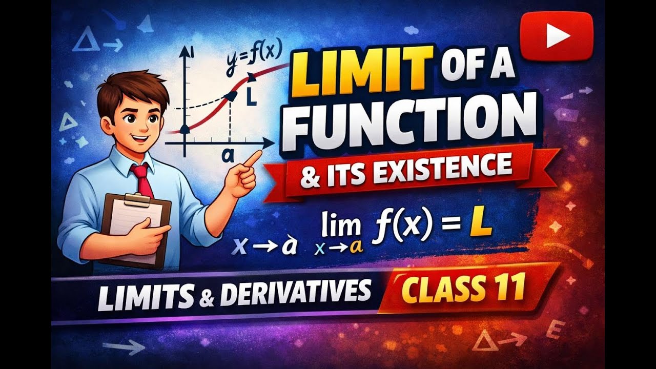 Limit of a Function | LHL & RHL Explained | Existence of Limit | Class ...