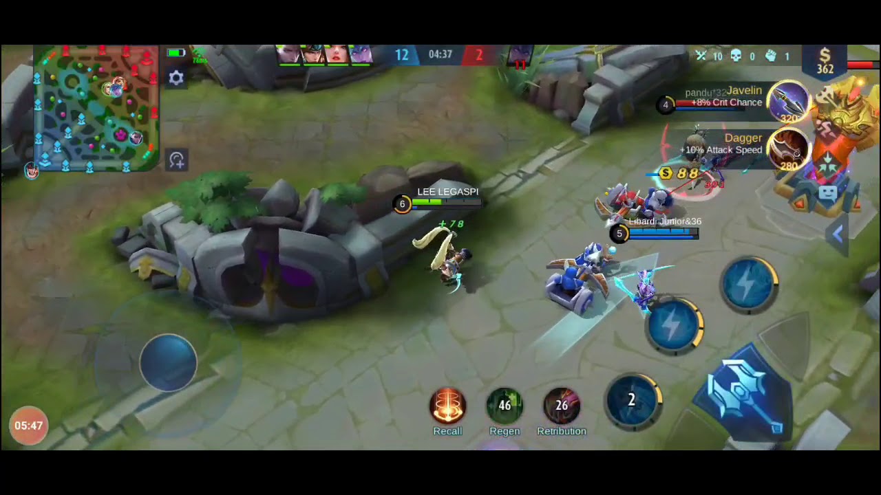 Mobile LEGEND || LAILA || First attack || MVP - YouTube