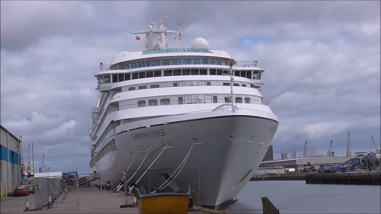 MV Seabourn Quest in Pollock Dock Belfast - YouTube