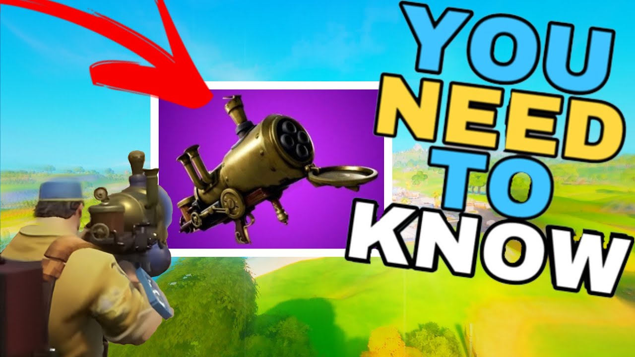 Fortnite Cannonade Steampunk Flak Launcher Perks Rework - YouTube