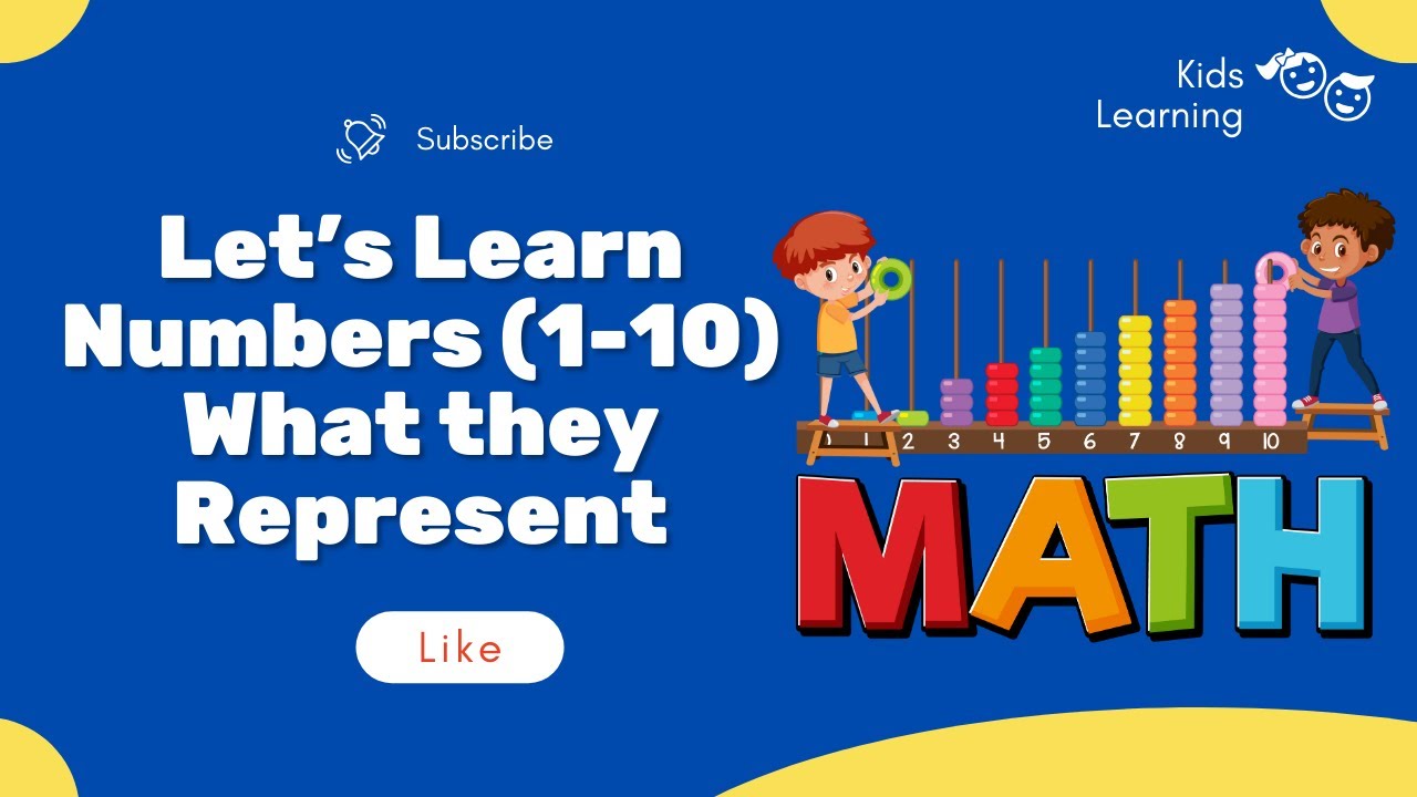 Math Numbers 1 to 10, What do they Represent?|Physical concept of ...