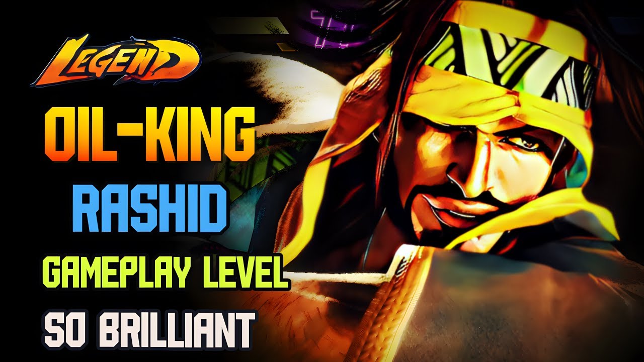 Street Fighter 6🔥Oil-king (RASHID) World No.1 So Clever Mastermind Gameplay🔥SF6 High Level ...