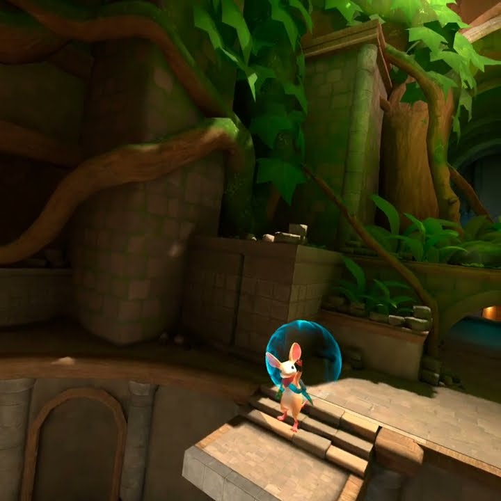 me petting Quill in a Moss Book game - YouTube