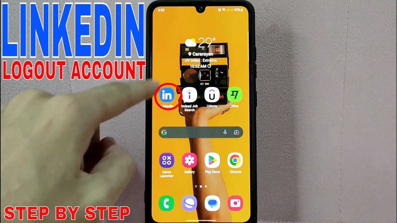 How To Logout Account On LinkedIn 🔴 - YouTube