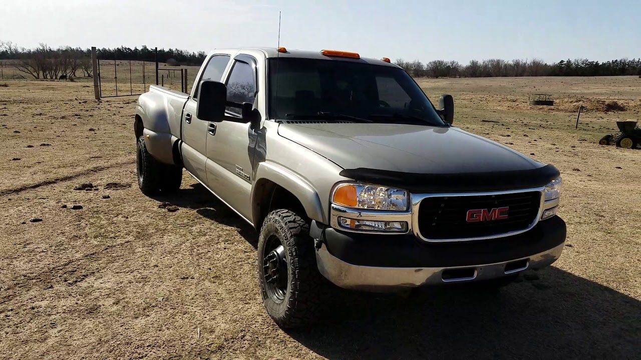 2002 GMC 3500 Sierra dually - YouTube