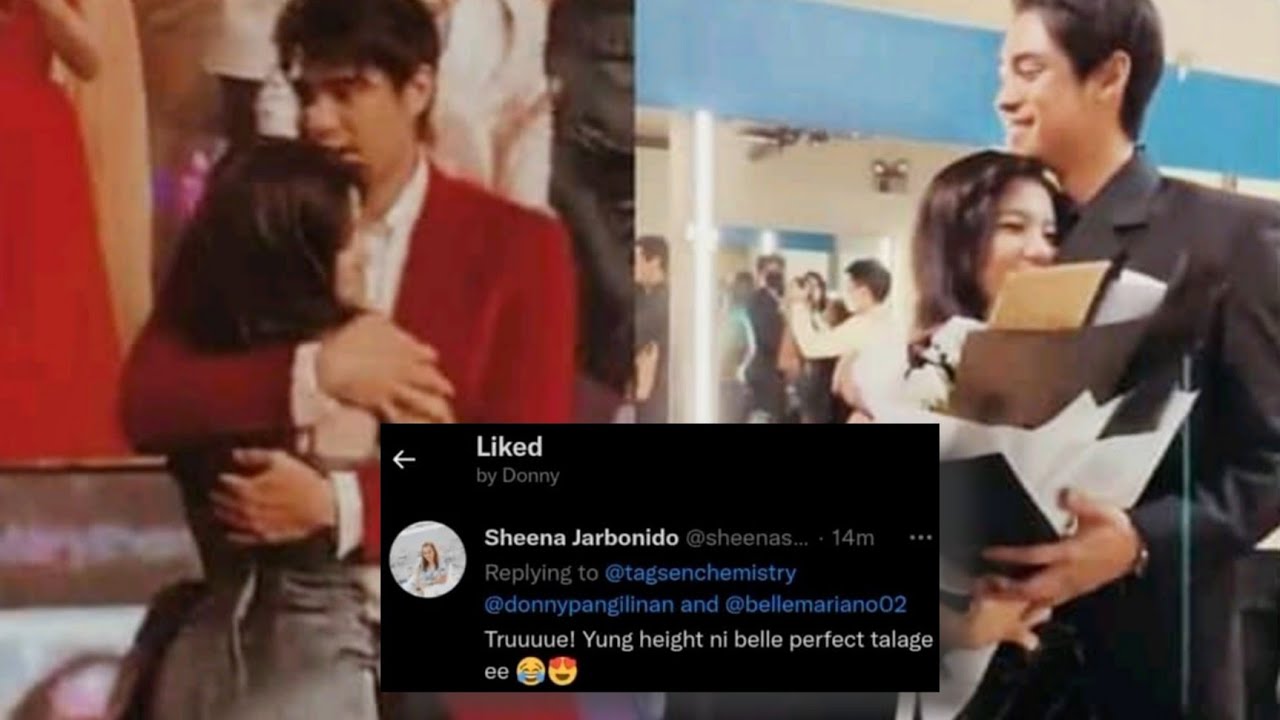 Belle's height is one of Donny's favorite talaga, huli kana Donato ...