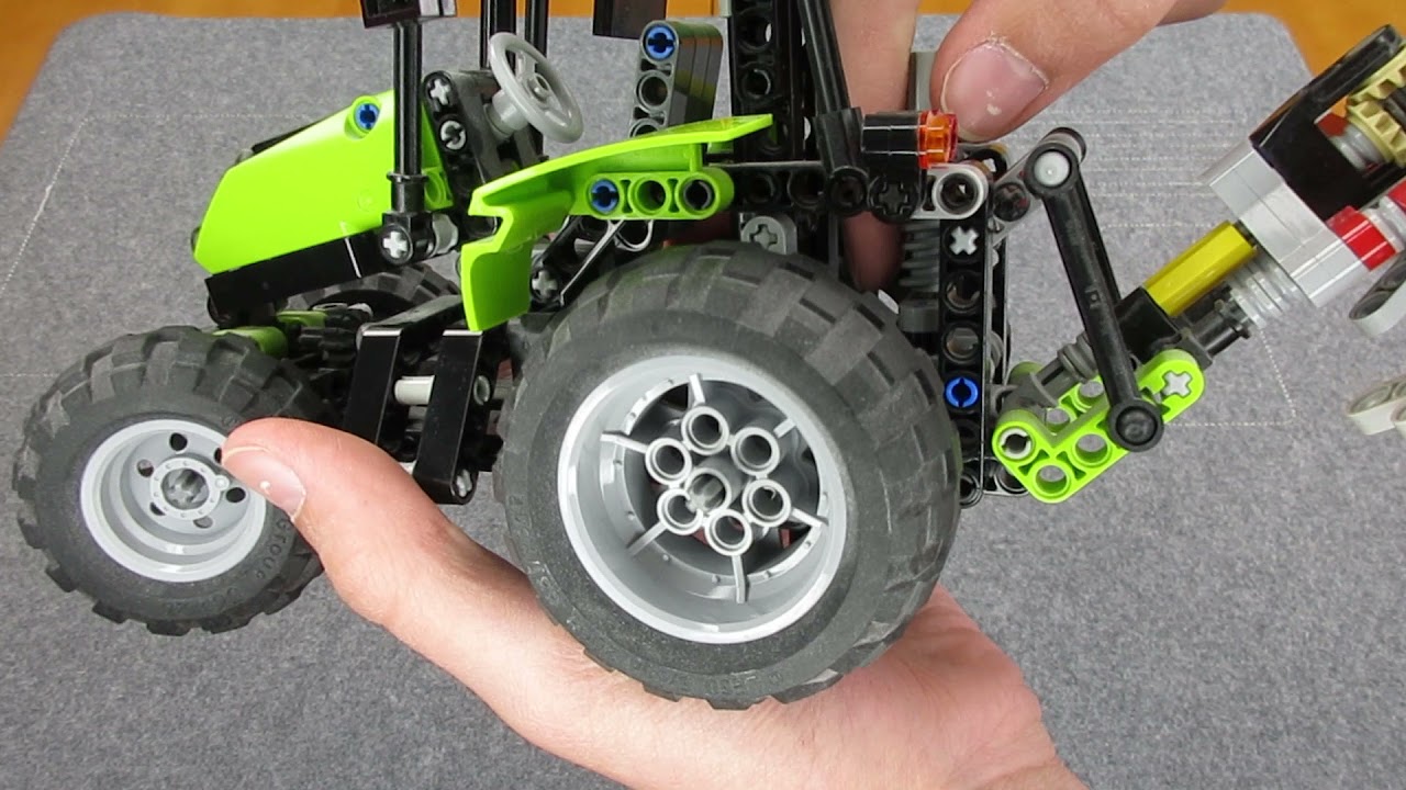 Ein Traktor mit schöner Mähfunktion: LEGO®-Technic 9393 Traktor - YouTube