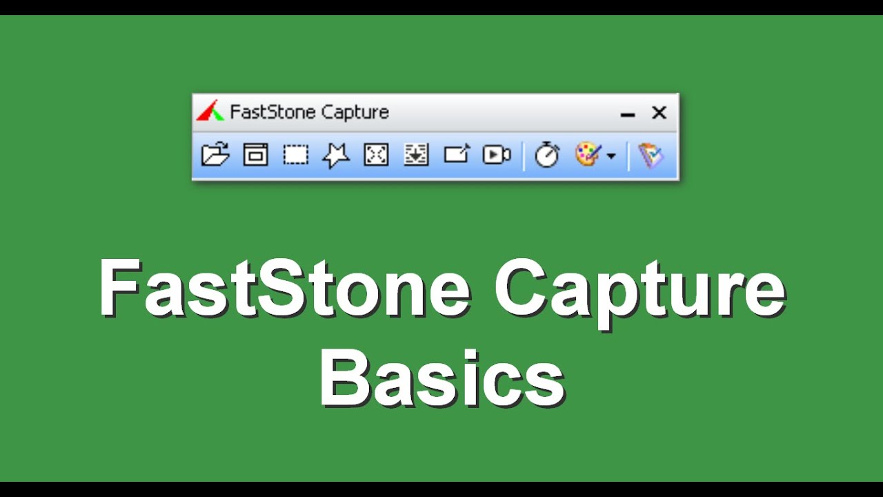 FastStone Capture Basics 01 - Take a screenshot, add annotations, and ...