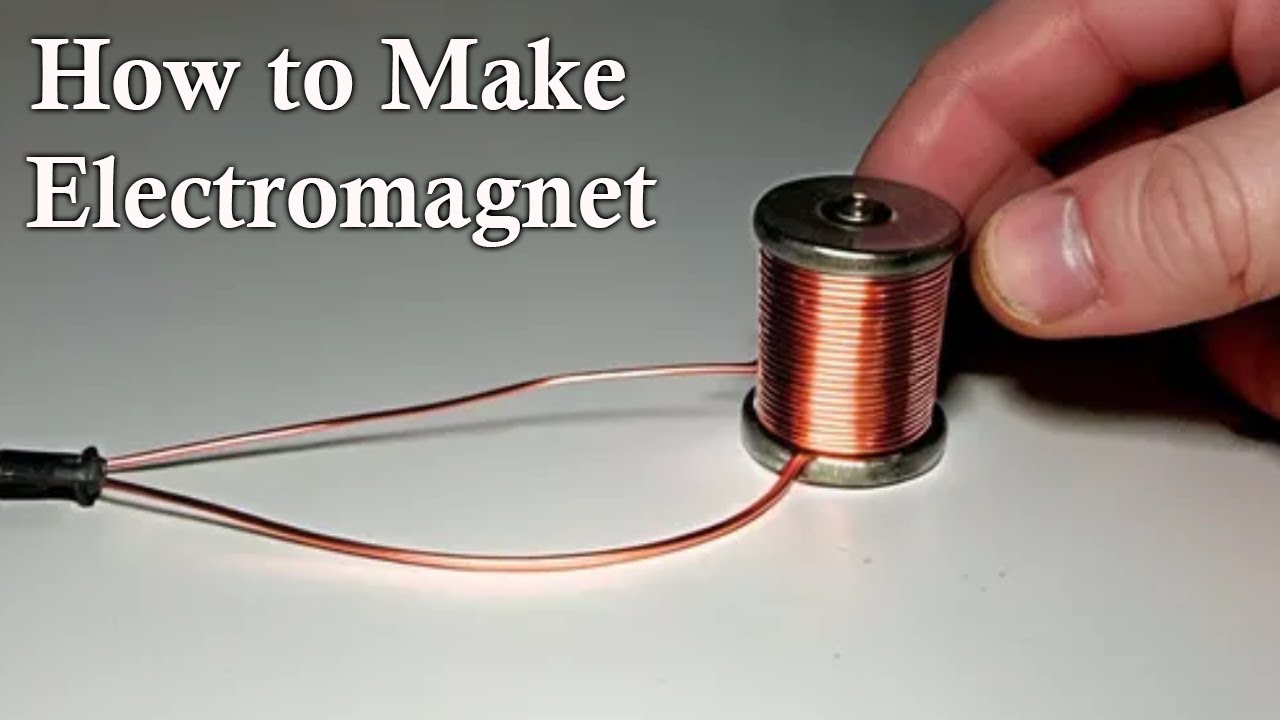 DIY Electromagnetic Electromagnet - YouTube
