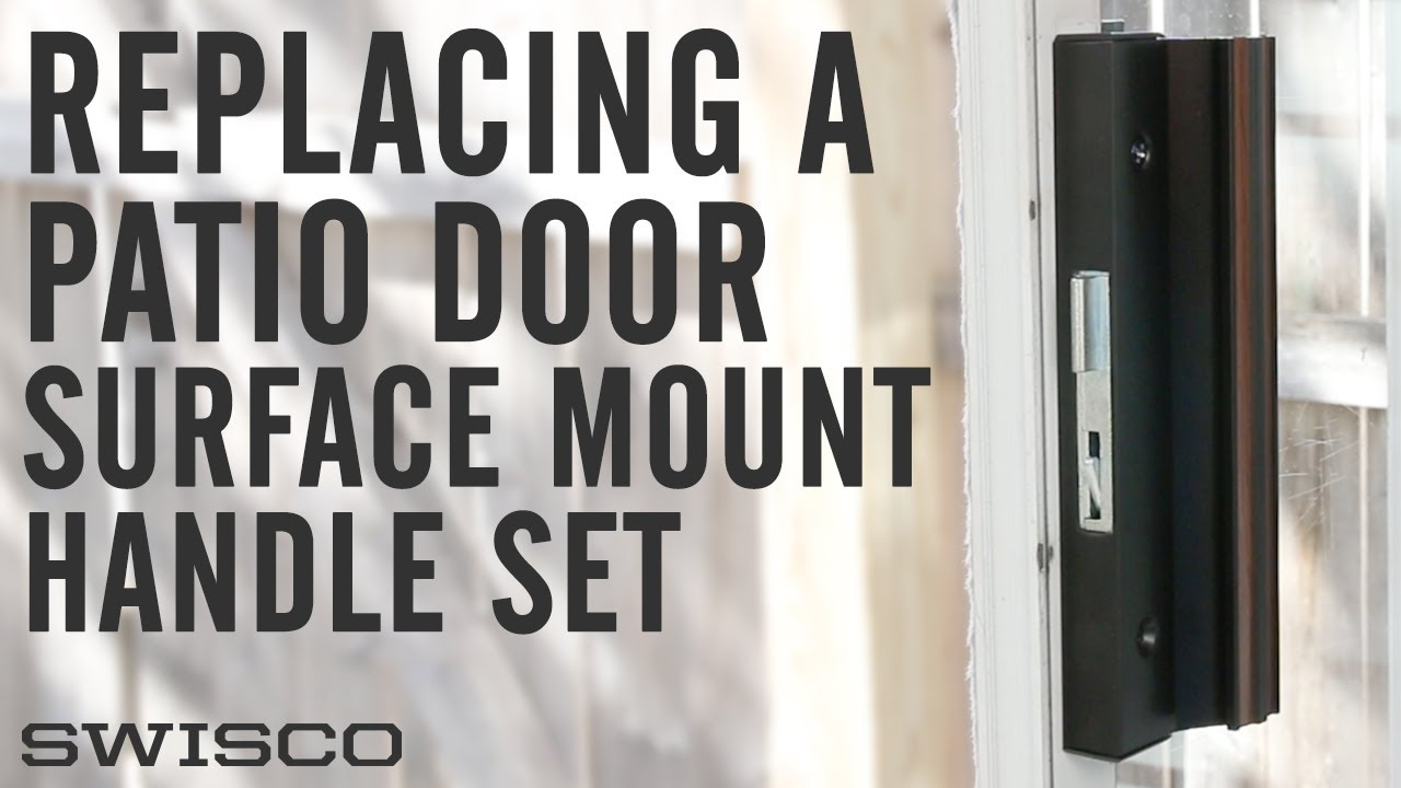 How to Replace a Surface Mount Handle Assembly - YouTube
