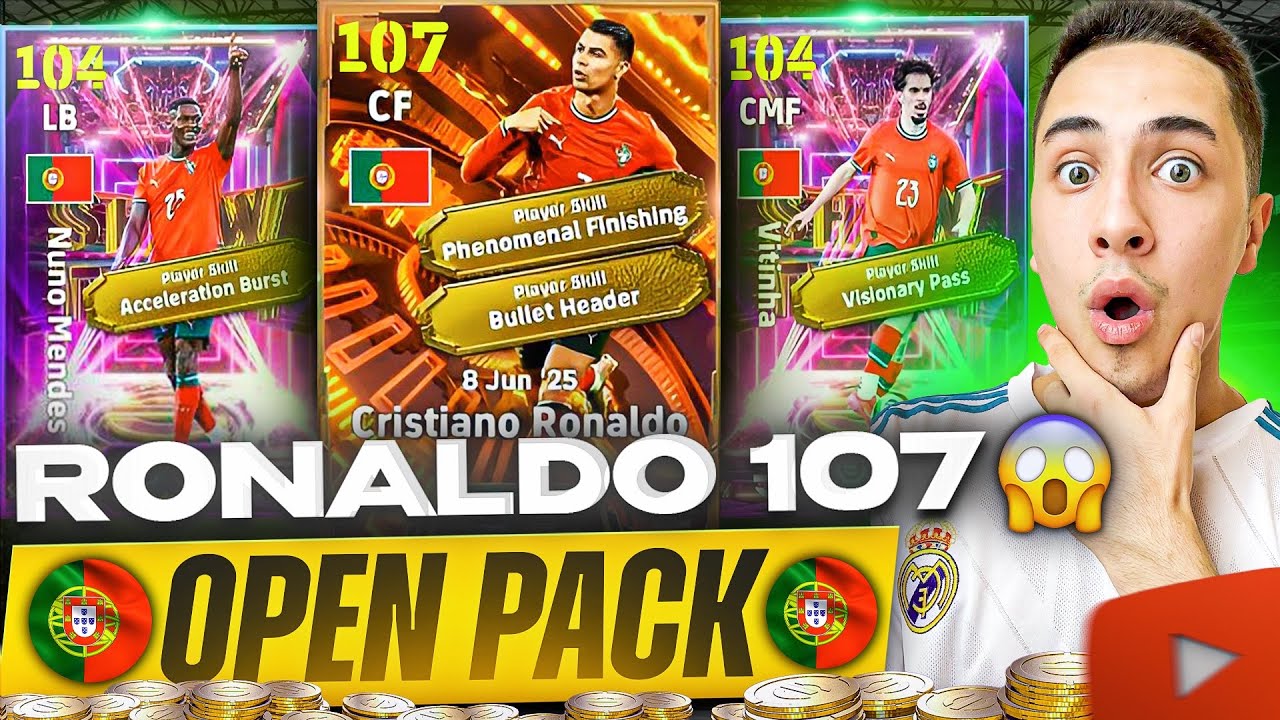 🇵🇹CRISTIANO RONALDO 107😱 BIG TIME OPEN PACK - YouTube