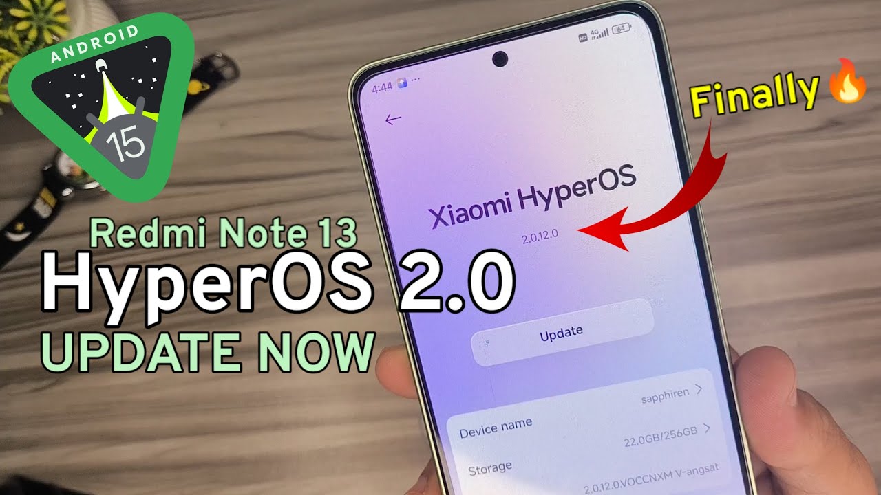 HyperOS 2.0 Android 15 Install Now in Redmi Note 13 | Xiaomi HyperOS 2. ...